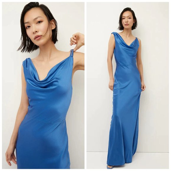 Veronica Beard | Dresses | Veronica Beard Sanderson Silk Spaghetti Maxi ...